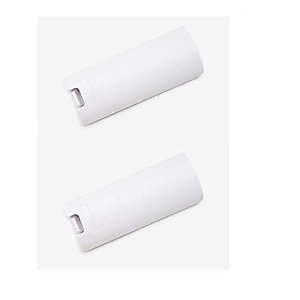 Aliotech 2 Pack of Replacement Battery Back Door Cover Shell for Nintendo Wii Remote Controller(White)