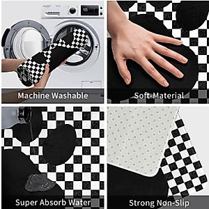 Animal Cat Pattern Kitchen Rug Mat Non Slip Anti Fatigue Standing Mat Runner Rug Washable for Kitchen Bathroom, 16x24 Inch