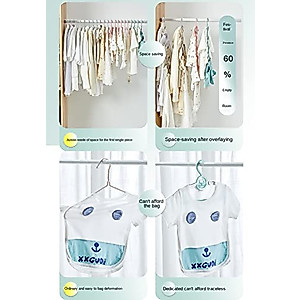 Baby Hangers 20pcs Adjustable Non-Slip Children Baby Nursery Closet Hangers Children Coat Hanger Extendable Laundry Infant Hangers for Girl Boy Toddler Kid Child Newborn Laundry Gifts (20 pcs, Brown)