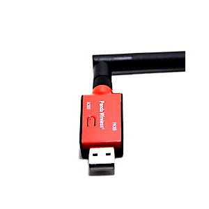 Panda Wireless® PAU0B AC600 Dual Band (2.4GHz and 5GHz) Wireless N USB Adapter W/High Gain Antenna - Windows 7/8/8.1/10/11, Zorin, Mint, Ubuntu, openSUSE, Fedora, Kali Linux and Raspbian