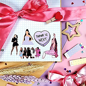 BulbaCraft 100Pcs Ariana Stickers - Pop Singer Stickers, R&B‎ Singer Stickers, Stickers for Teens, Music Stickers for Laptop, Stickers for Teens, Teen Girl Gifts