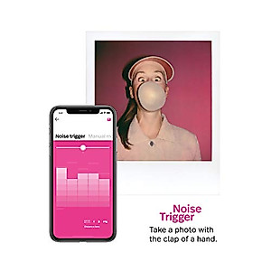 (Old Model) Polaroid OneStep+ White (9015) Bluetooth Connected Instant Film Camera