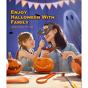 Zuacs Halloween Pumpkin Carving Kit,Professional Stainless Steel Craft Tools for Halloween Decoration Jack-O-Lanterns,2024 New Pumpkin Carving Set For Kids Or Adults,Pumpkin Decorations Tools