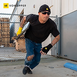 VonZipper Kickstand Black Satin/Grey