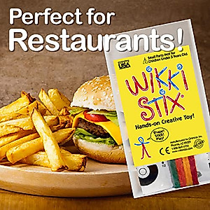 Wikki Stix Mini Play Paks, 250 Individual paks! Great for Restaurants, Parties, Travel, classrooms Giving, Made in The USA!