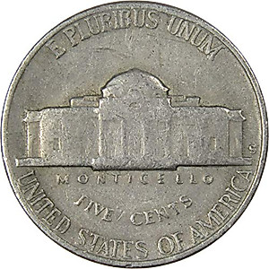 1948 S Jefferson Nickel 5 Cent Piece AG About Good 5c US Coin Collectible