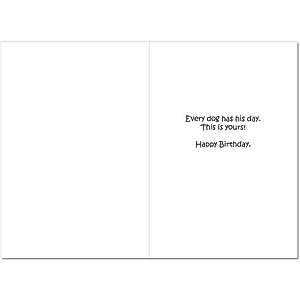 8303 Toilet Straw Unique Hilariousous Birthday Greeting Card with Envelope