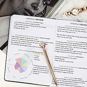 Clever Fox Planner Premium Edition – Undated Luxurious Weekly & Monthly Planner to Increase Productivity and Hit Your Goals – Organizer – Start Anytime, A5, Lasts 1 Year, Black (Weekly)