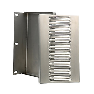 YaeBrew 10 Inch Draft Beer Wall Mount Drip Tray - Stainless Steel - No Drain