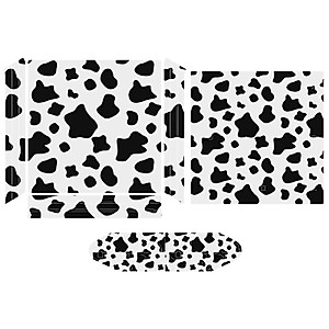 Cow Print PVC Adhesive Sticker Skin Protector Sticker for PS4 Pro/PS4 Slim Controller for PS4 Pro
