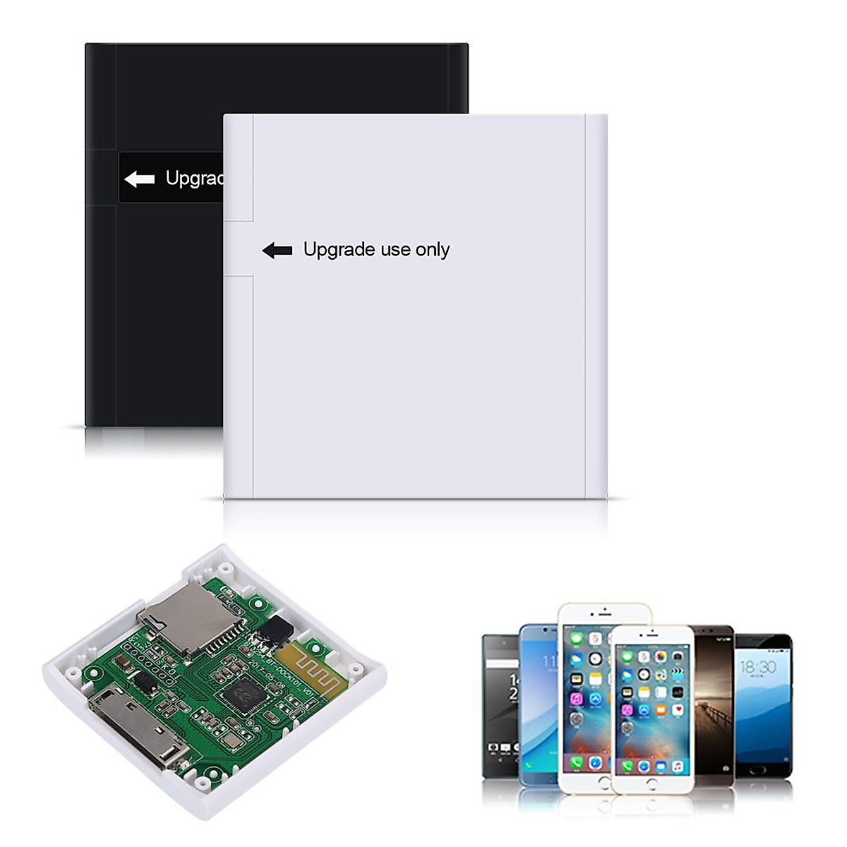 Tihebeyan Bluetooth Adapter Bluetooth Music Audio Receiver for 30pin-Enabled Sounddock Dock Apple Speaker(Black)