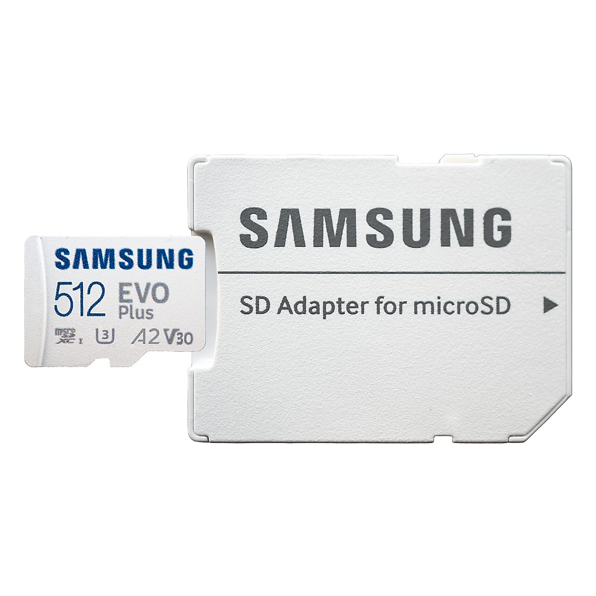 Samsung EVO Plus with SD Adapter MicroSDXC UHS-I Card Class 10 Memory Card for Nintendo Switch, Switch Lite, OLED (MB-MC512KA/APC) Bundle with (1) Everything But Stromboli SD & MicroSD Card Reader