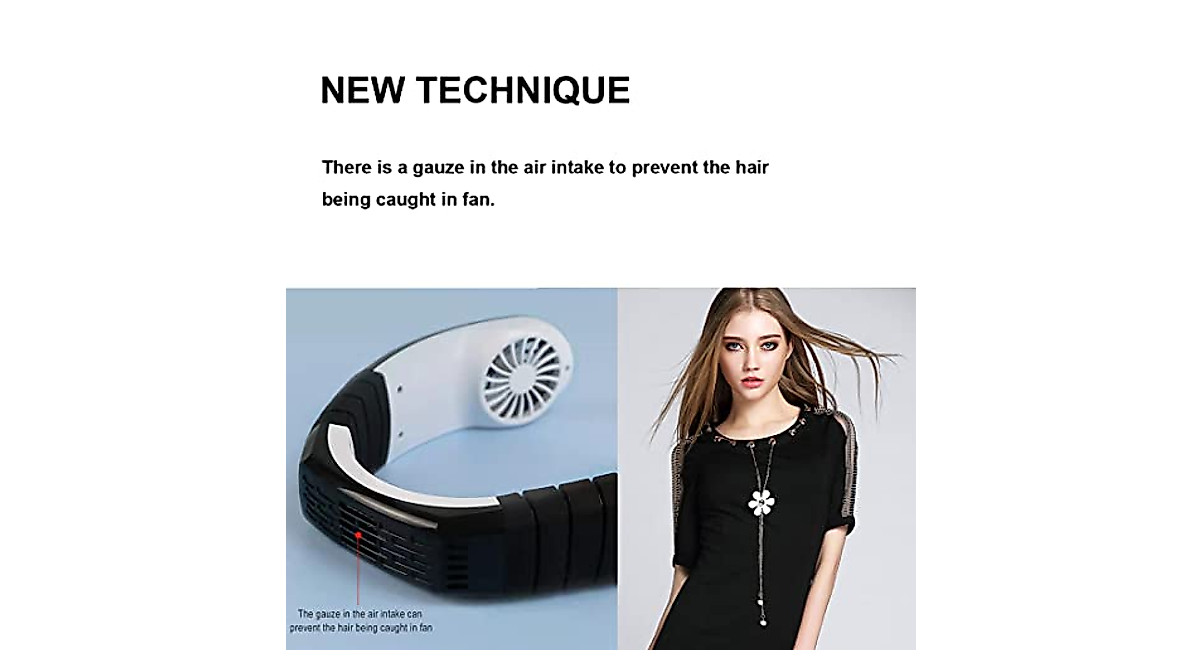 Eonthry Mini Neck Cooling Fan - Instant Air Conditioner