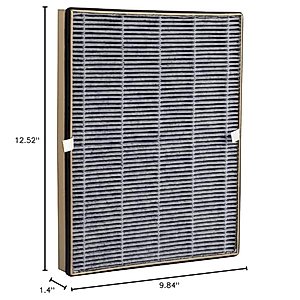 TT-AP002 Filter Replacement for TT-AP002 and VAVA VA-EE008 Air Purifiers, Replace TT-AP001SPF，H13 True HEPA Filter
