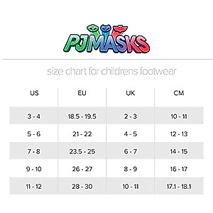 PJ Masks Boy's Slipper Bootie, Hero Trio With Stipple Outsole, Todder Boy's Size 5/6