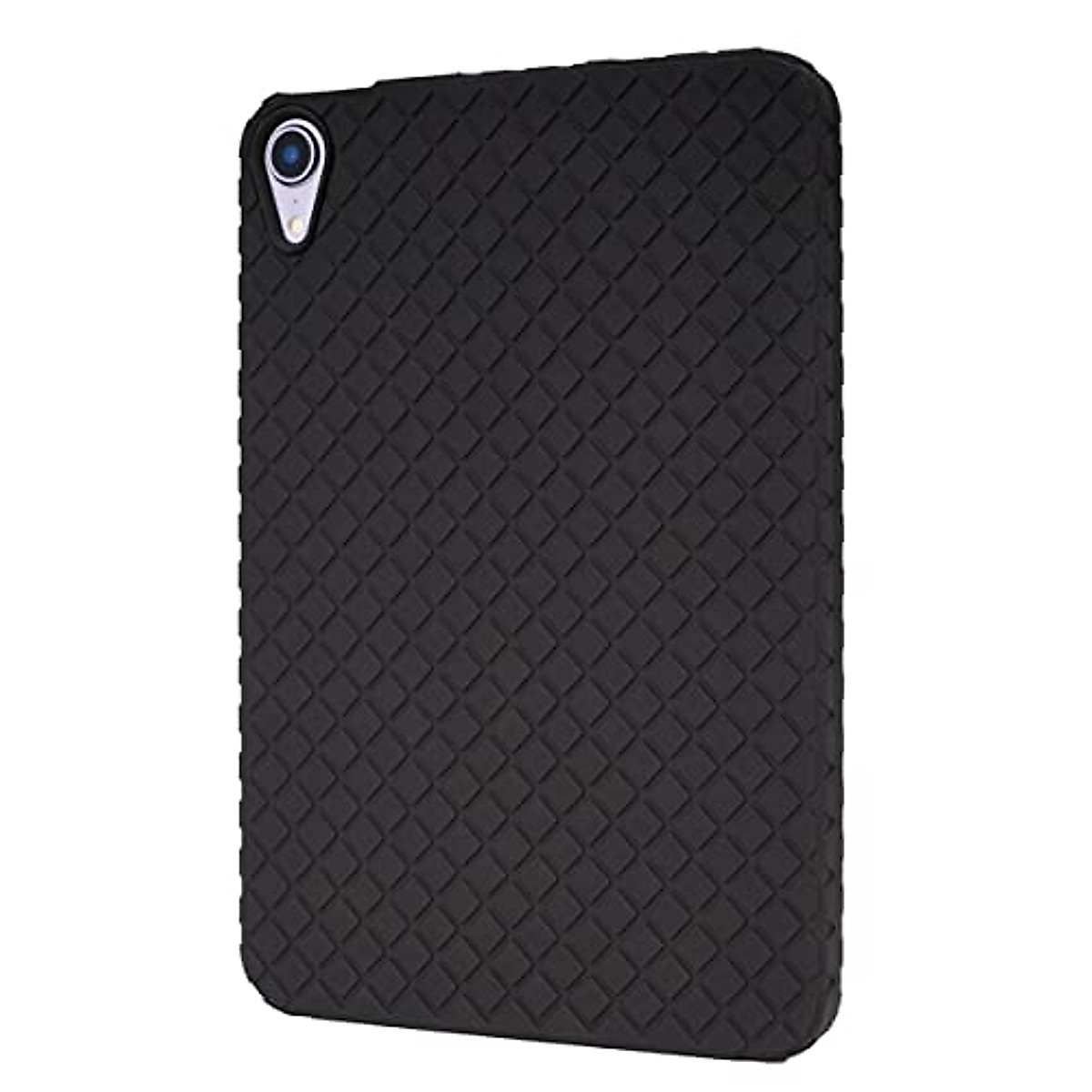 Veamor iPad Mini 6 Case Cover, Anti Slip Silicone Flexible Rubber Protective Bumper for Apple iPad Mini 6th Gen 8.3 Inch 2021, Kids Friendly/Drop Proof/Shockproof (Black)