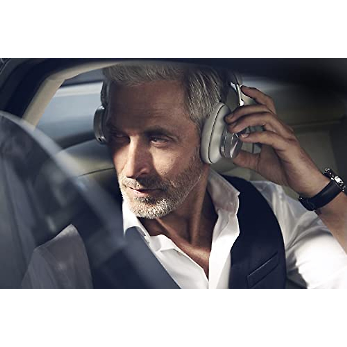 Bang & Olufsen Beoplay H95 Premium Comfortable Wireless Active Noise Cancelling (ANC) Over-Ear Headphones with Protective Carrying Case, Grey Mist