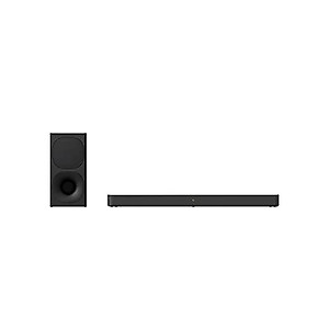 Sony HT-S400 2.1ch Soundbar with Powerful Wireless subwoofer, S-Force PRO Front Surround Sound, and Dolby Digital, Black