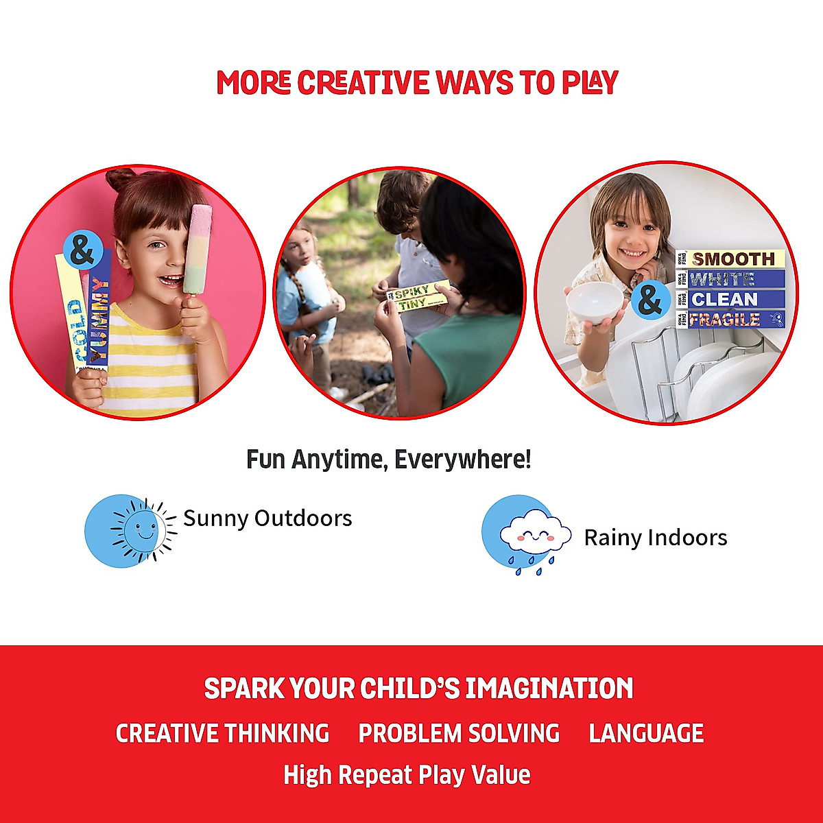 Chalk & Chuckles Scavenger Hunt Game for Kids Ages 4-8, 8-12 Years, Fun Family Game, Indoor and Outdoor Activities