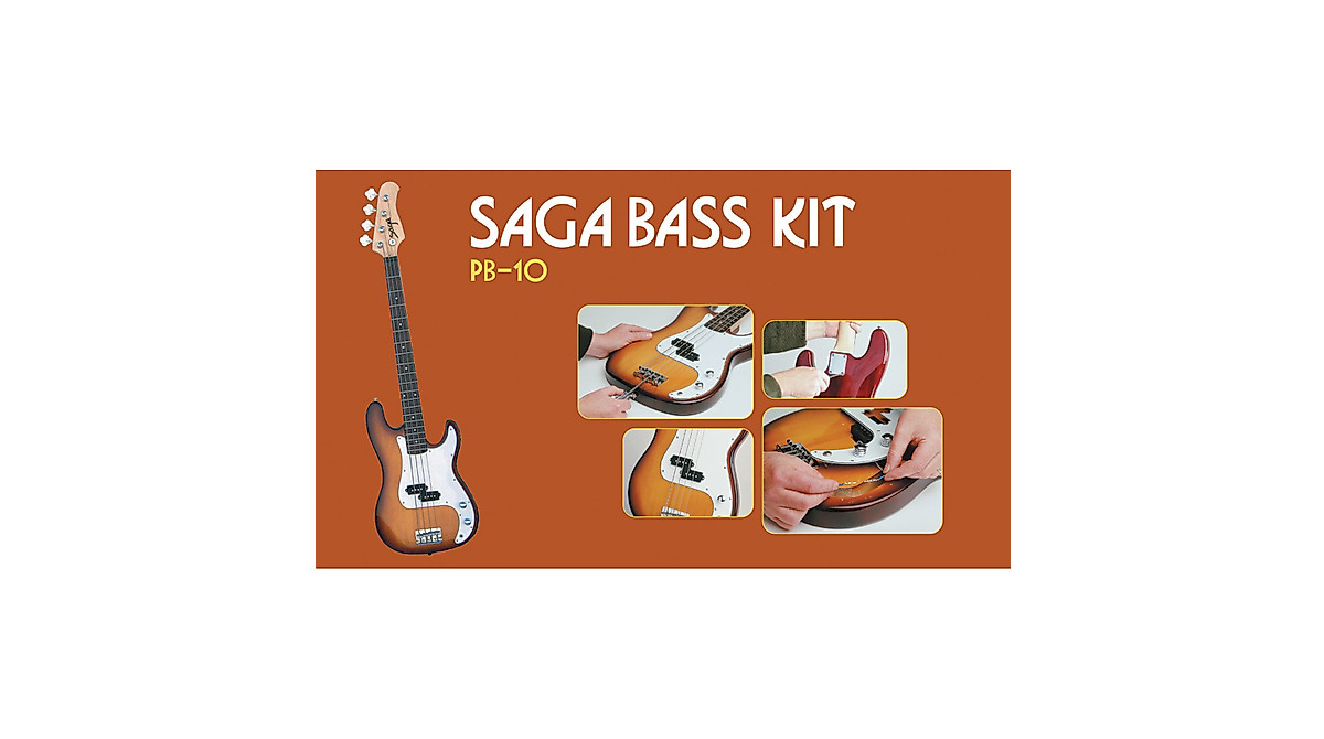 Saga PB-10 Electric Bass Kit - Build Your Own Bass Guitar