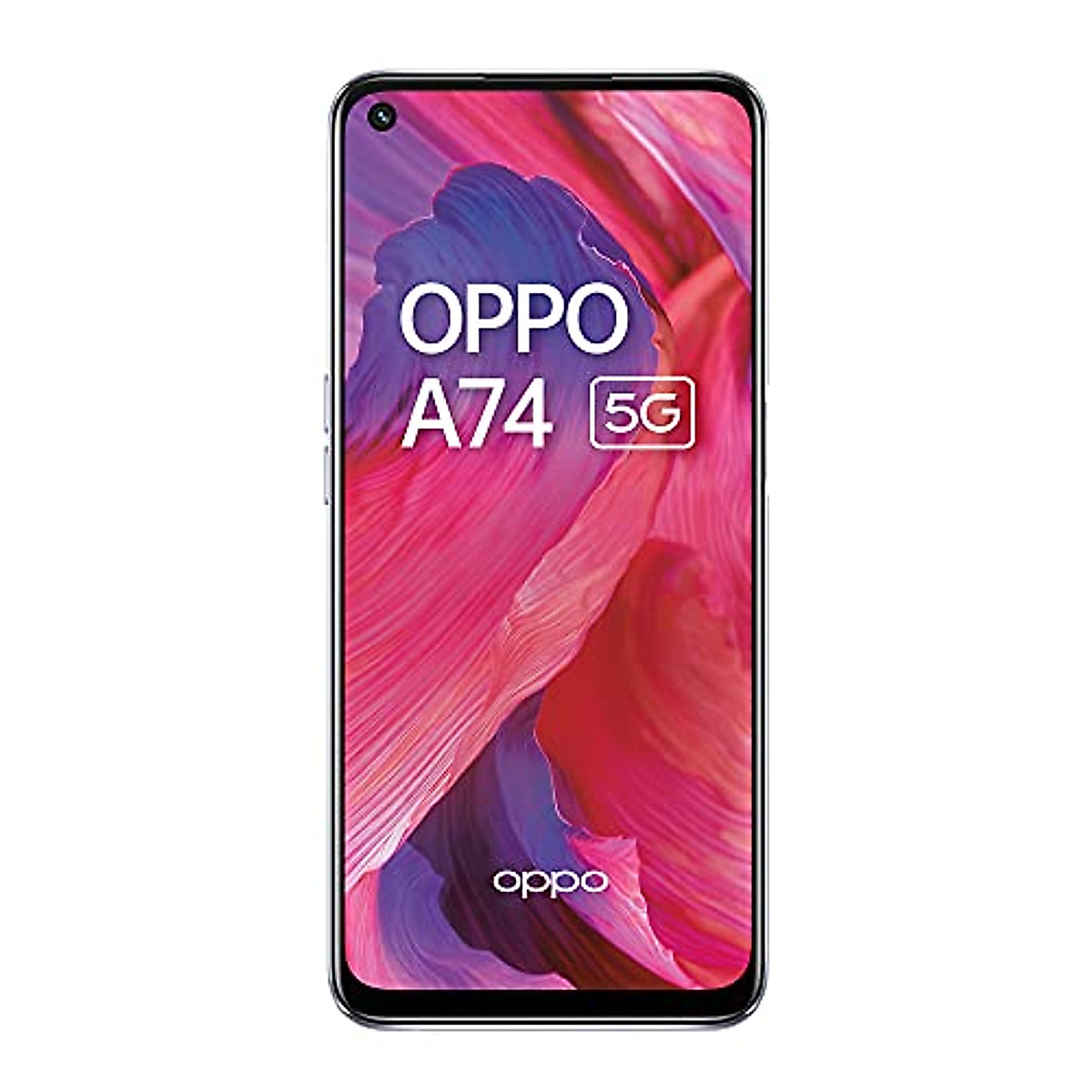 Oppo A74 5G Dual CPH2197 128GB 6GB RAM Factory Unlocked (GSM Only | No CDMA - not Compatible with Verizon/Sprint) International Version - Space Sliver