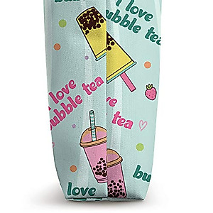 Milk Tea Love Bubble Tea Design Bubble Tea Lover Gift Ideas Tote Bag
