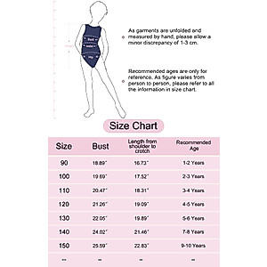 DAXIANG Sleeveless Leotard Girls Black Leotard for Toddler Dance Unitards Biketards