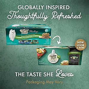 Fancy Feast Elegant Medleys Primavera Collection Cat Food Variety Pack 12-3 oz. Cans [Contains: 4 Each: Tender Turkey Primavera, Tuna Primavera, and White Meat Chicken Primavera]