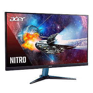Acer Nitro VG271U Pbmiipx 27" WQHD (2560 x 1440) IPS AMD Radeon FREESYNC Gaming Monitor, 144Hz, VESA Certified Display HDR400, DCI-P3, (2 HDMI 2.0 & 1 Display Port), Black