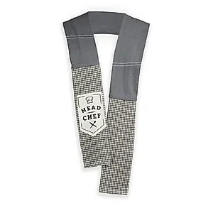 DEMDACO Head Chef Blue Extra Long Cotton Blend Over The Shoulder Kitchen Towel Boa