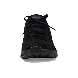 Skechers Women's Virtue-Divinity Sneaker, Black/Black=BBK, 10 Wide