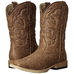 Roper Mens Scout Boot, Tan, 10