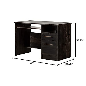 South Shore Gravity Desk-Rubbed Black