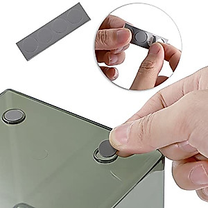 BTSKY Multipurpose Plastic Storage Box with Top Handle & Latch Lock- Portable Storage Box Sewing Box, Tool Box with 2 Removable Grids and Anti-slip Feet for Organizing Art Craft Supplies, Cosmetics, Stationary Supplies(Clear Green)