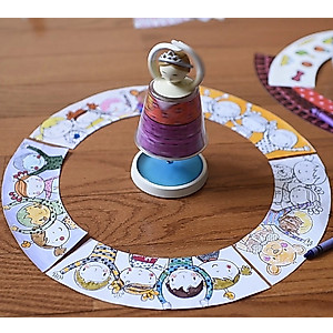 Toyish educational STEM toys for creative kids and kids at heart. Customizable magnetic toy for learning and building. For 4 year olds and older. Flamenco Dancer Toy Kit.