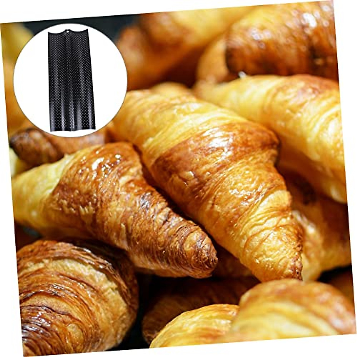 PACKOVE Mini Hot Dogs Mini Loaf Pans Italian Bread French Loaf Pan Oven Tray Kitchen Baking Tool Toast Box Mold Stick Rectangle Black Italy Mini Saucepan French Bread Rectangle Tray