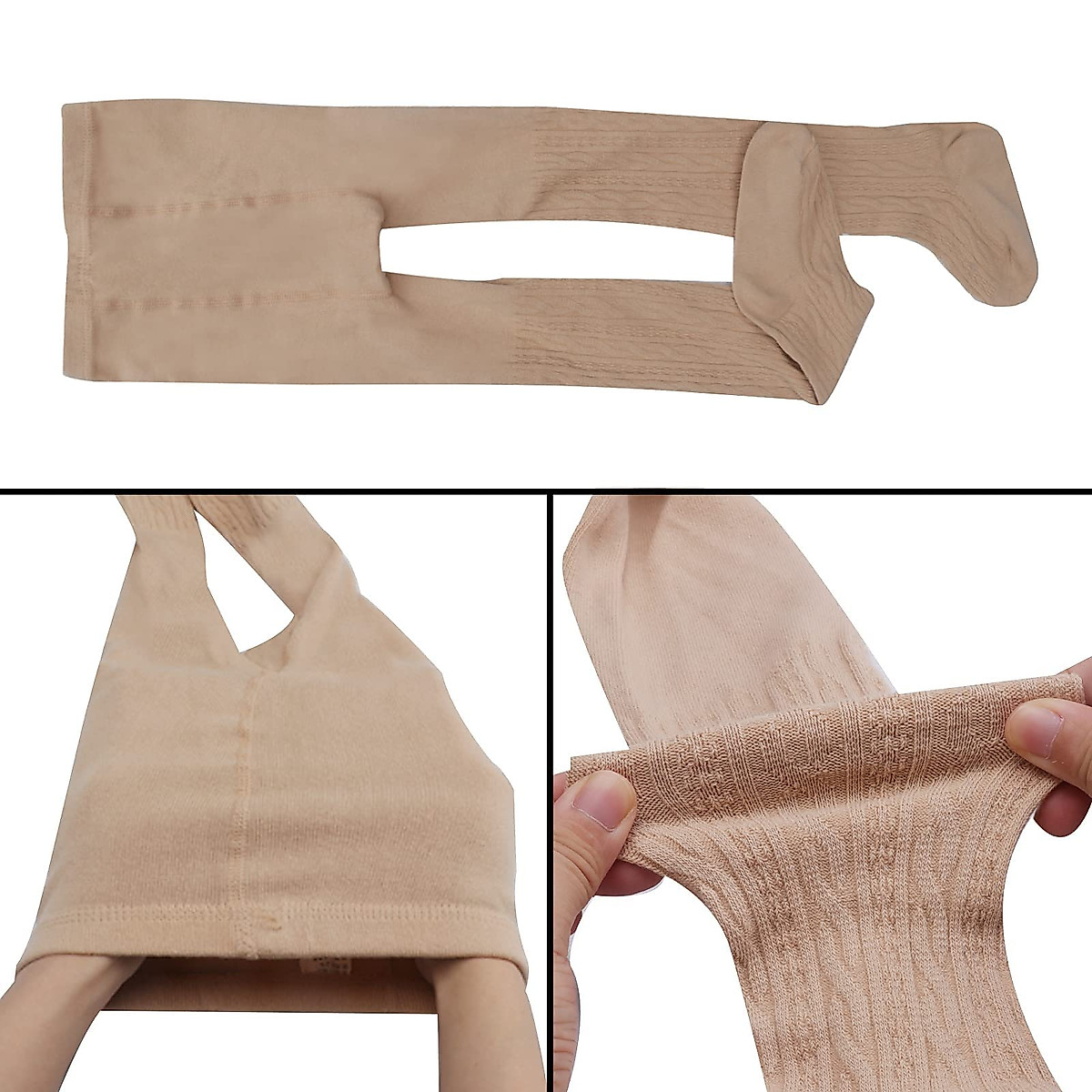 5 Pack Toddler Baby Girls Cable Knit Leggings Solid Cotton Footed Tights Warm Stockings Pantyhose Pants Trousers for 2-8T