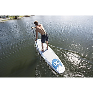 AQUAGLIDE Focus SUP Paddle, 3 Piece Paddle Leverlock, 70" - 86", Multicolor