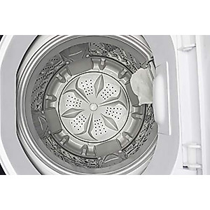 Danby DWM065A1WDB-6 2.11 Cu.Ft Machine, Portable Top Load Washer for Apartments, Small Spaces, Dorms, Stainless Steel Drum and 4 Wash Cycles, 6.5, White