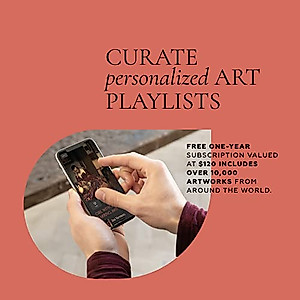 Canvia Smart Digital Canvas Display and Frame - for Fine Painting, Wall Art, NFTs, Personal Photos & Videos - Advanced HD Display, NFT Compatibility, Video Playback, Google Photos, 16GB Storage