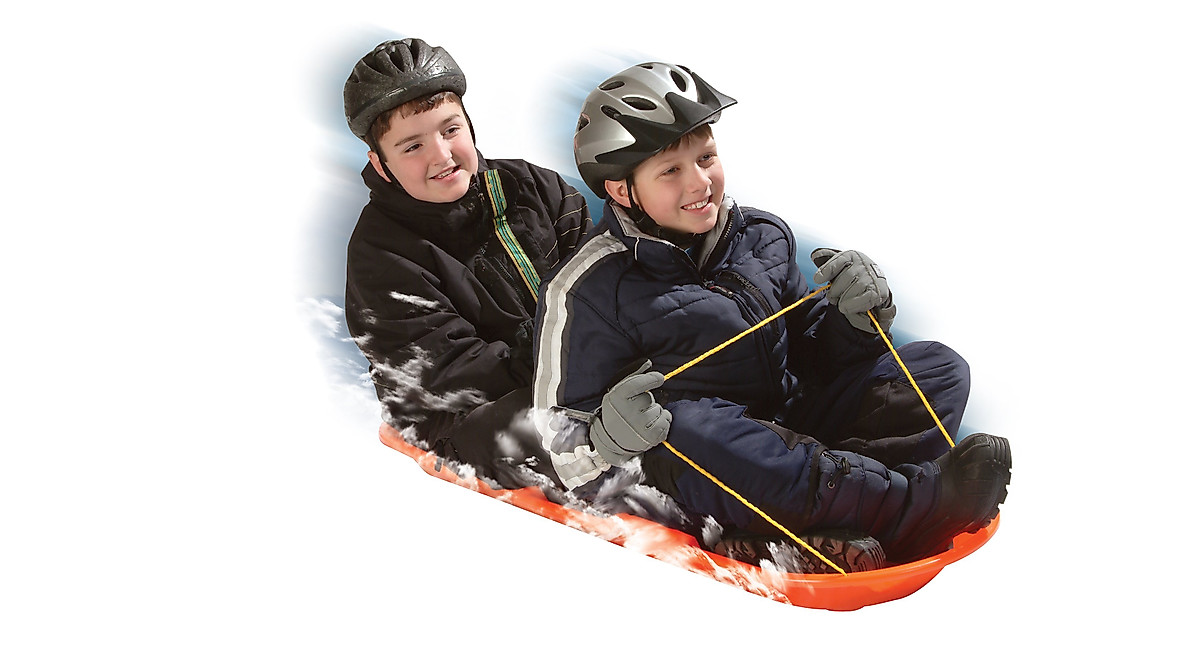 ESP 48" Day Glow Two-Rider Toboggan - Fun & Fast