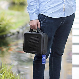 Mowind 17 Key Kalimba Case Thumb Piano Bag Shockproof Waterproof with Gloves Finger Stall Cleaning Cloth Black