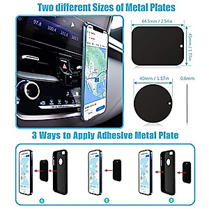 Mengfly Car Phone Holder, Car Mount, for Toyota Corolla 2023 2022 2021 2020, Air Vent Phone Stand, Auto Dashboard, Sticker Free Magnetic Navigation Bracket, for All Smartphone (Not Fit 2019-2012)