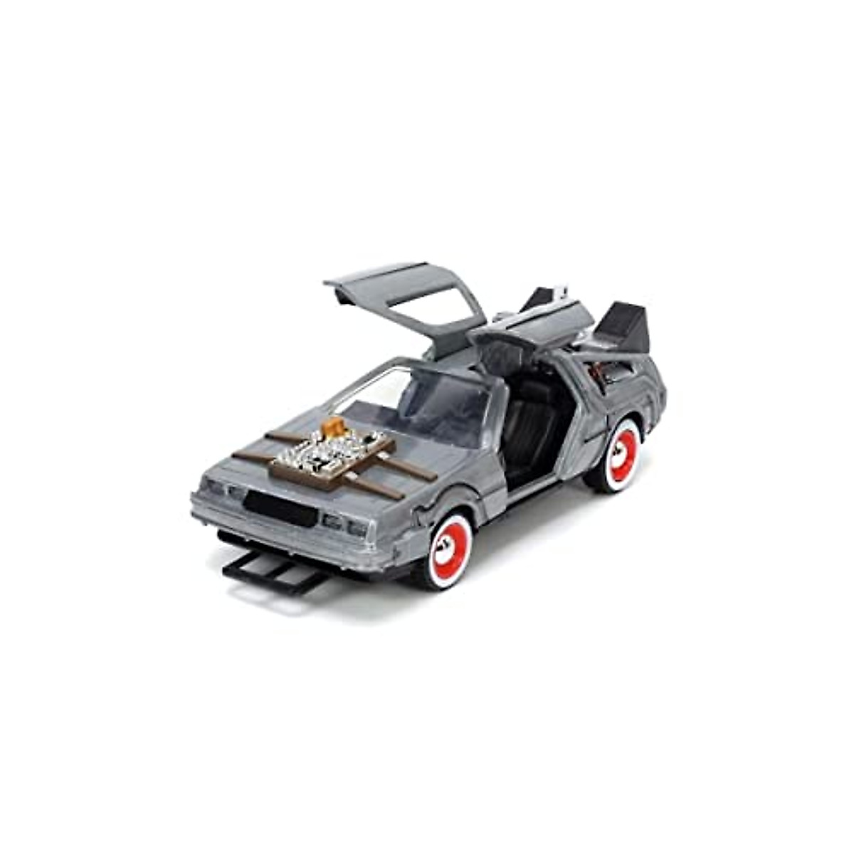 Jada Toys Back to The Future Part III 1:32 Time Machine Die-cast Car, Toys for Kids and Adults