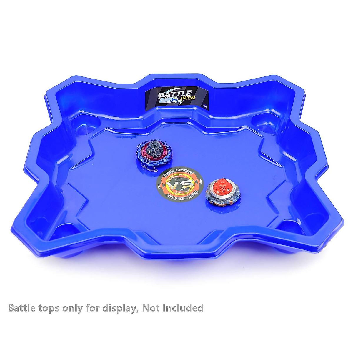 17Tek Bey Stadium Battle Arena Training Ground for Beyblade Battling Game (Blue)