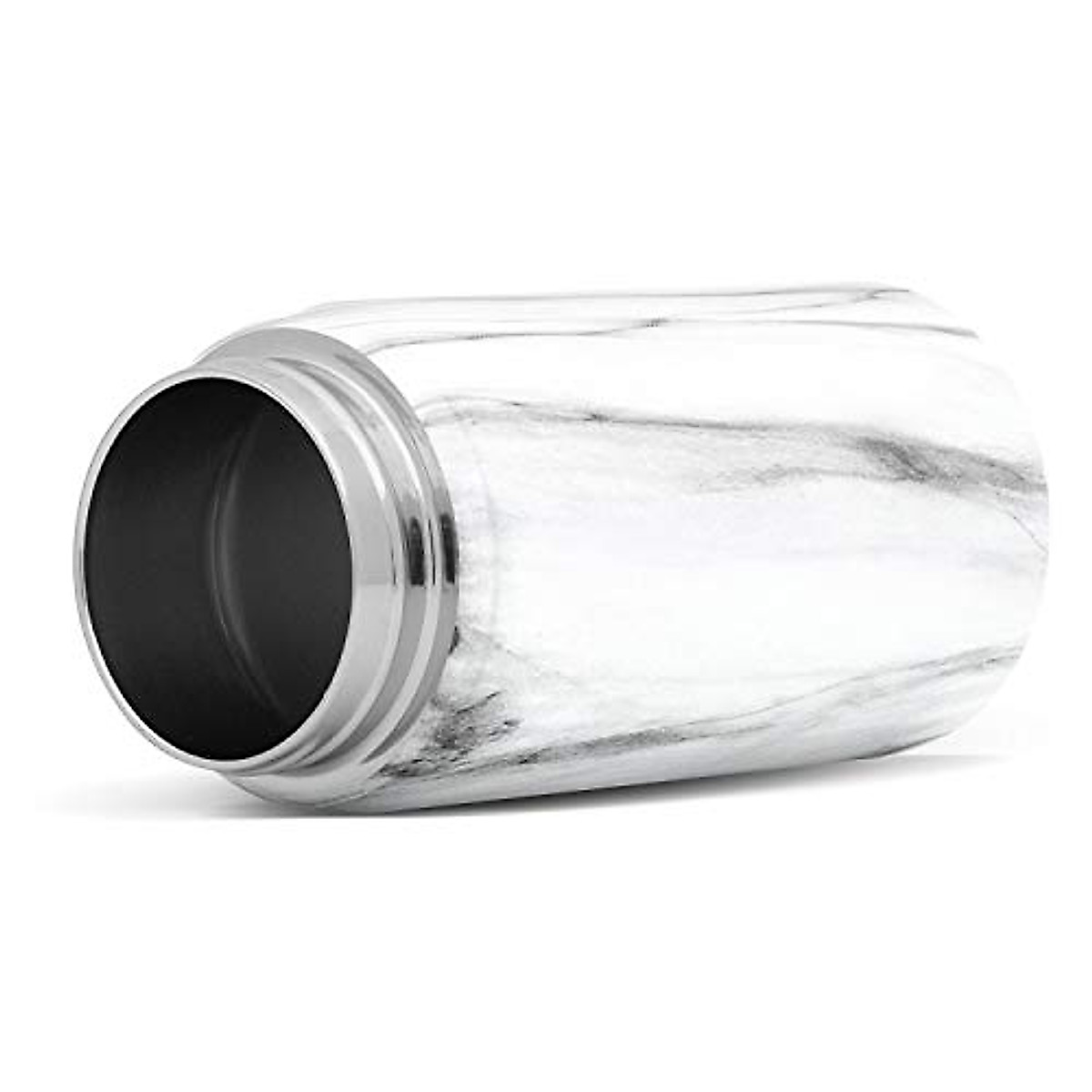 Simple Modern Kids Water Bottle with Straw Lid Vacuum Insulated Stainless Steel Metal Thermos Bottles | Reusable Leak Proof BPA-Free Flask for School | Summit Collection | 14oz, Carrara Marble