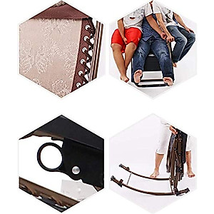 XZGDEN Lightweight Sun Lounger Camping Chairs Leisure Chair Garden Patio Foldable Textilene Fabric Rocking Lounger Chair Sunbed Supported Weight Max 440lb