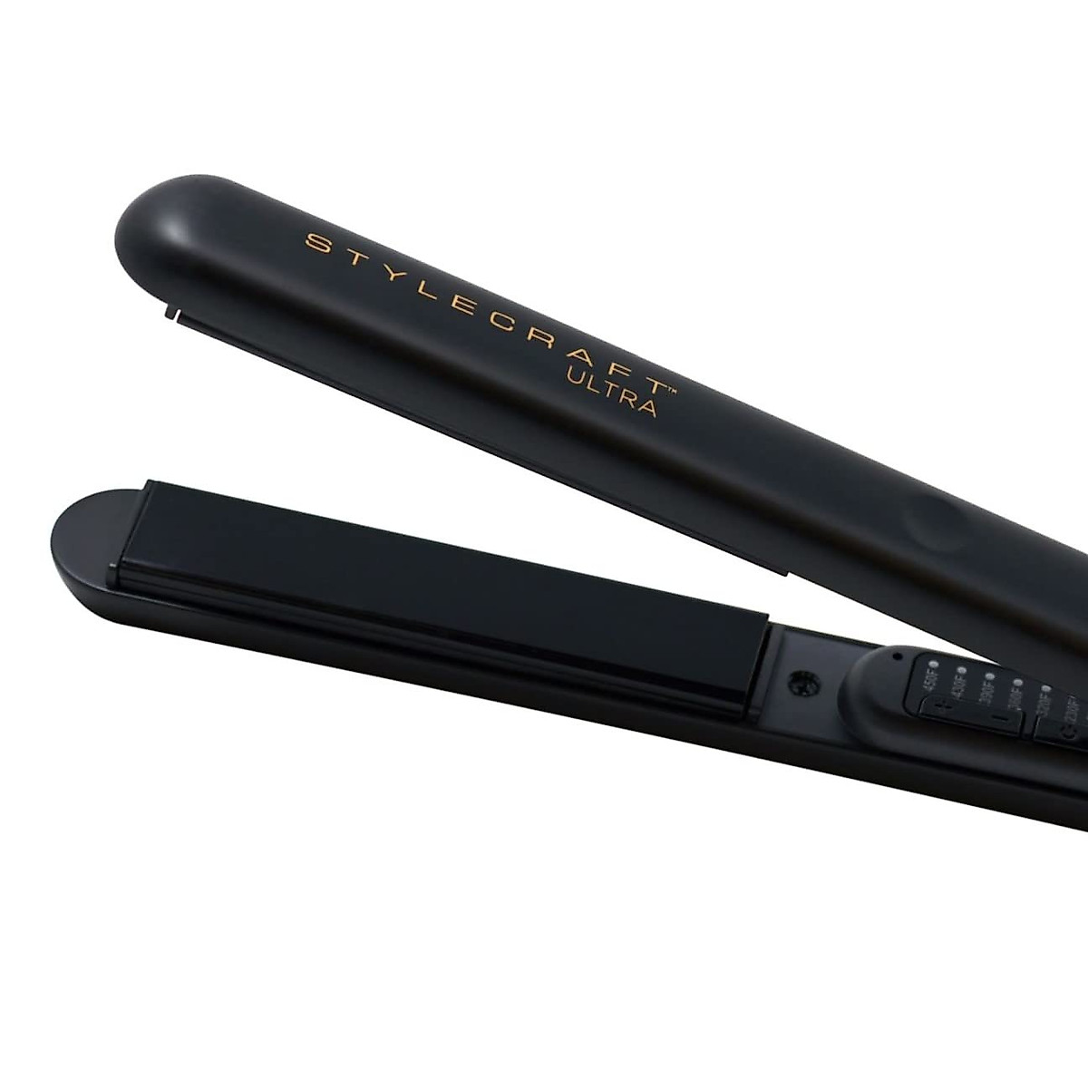 Stylecraft Professional Ultra Straightening Iron, Black, 1"