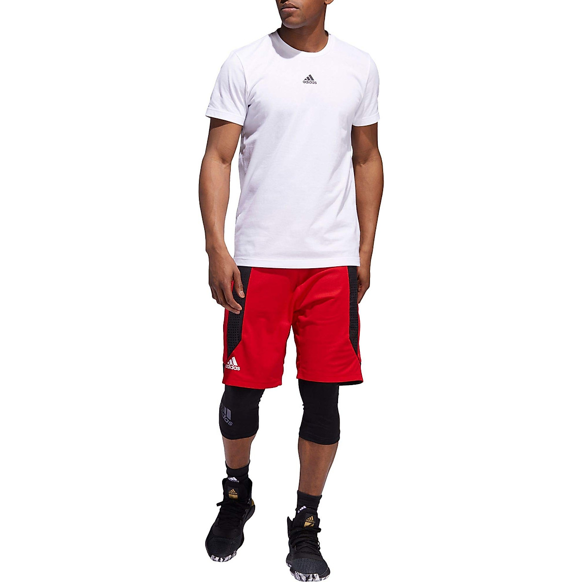 adidas Men’s Creator 365 Short, Scarlet, Small