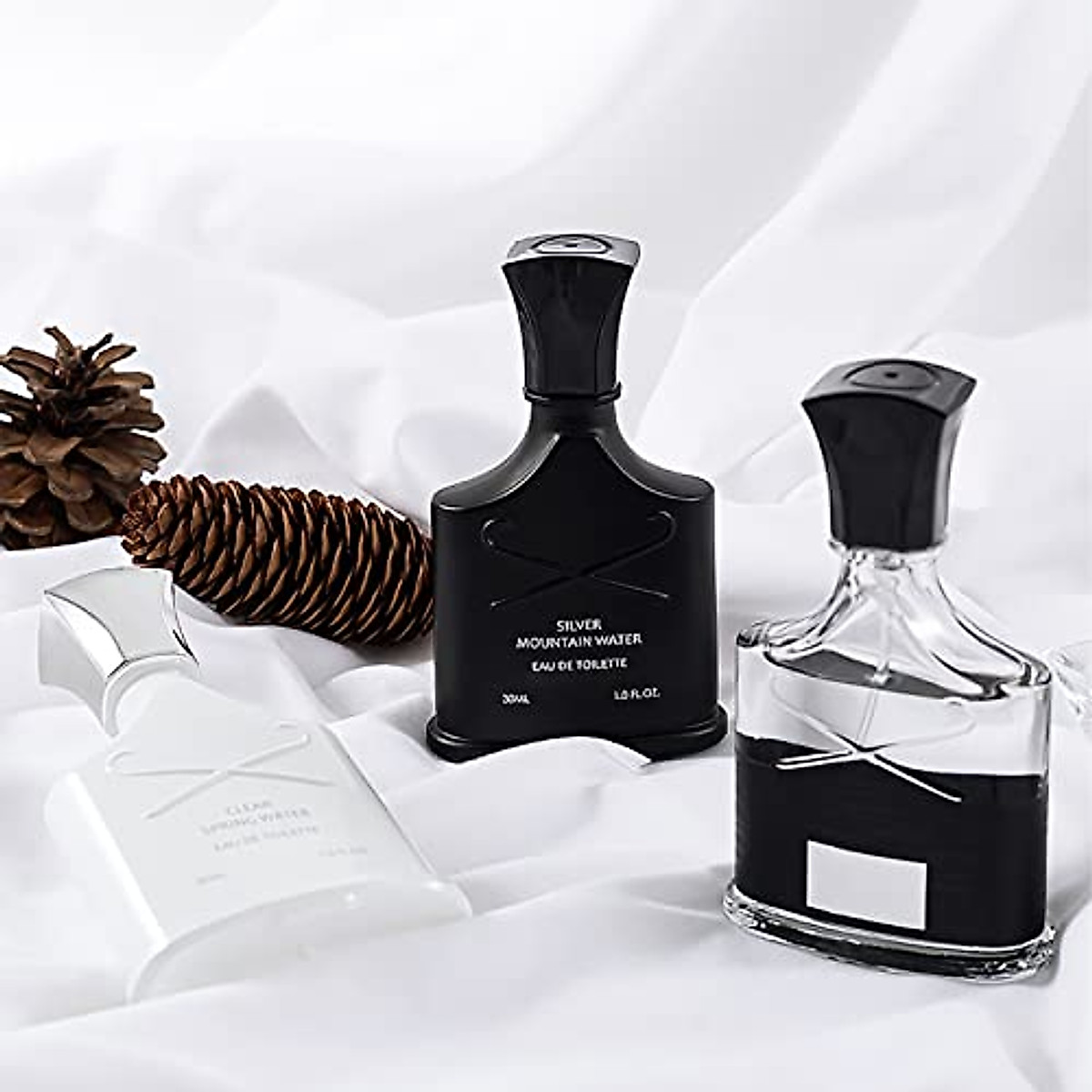 zjchao 3pcs Men Perfume, 30ml Light Mild Long Lasting Fragrance Cologne Perfume Eau de Toilette Sprayer for Male